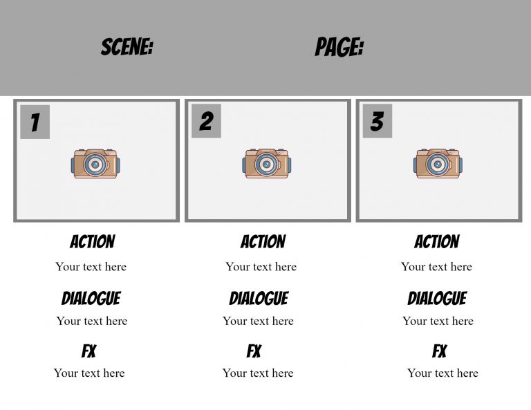 Free Online Storyboard Creator | Edit Storyboard Templates