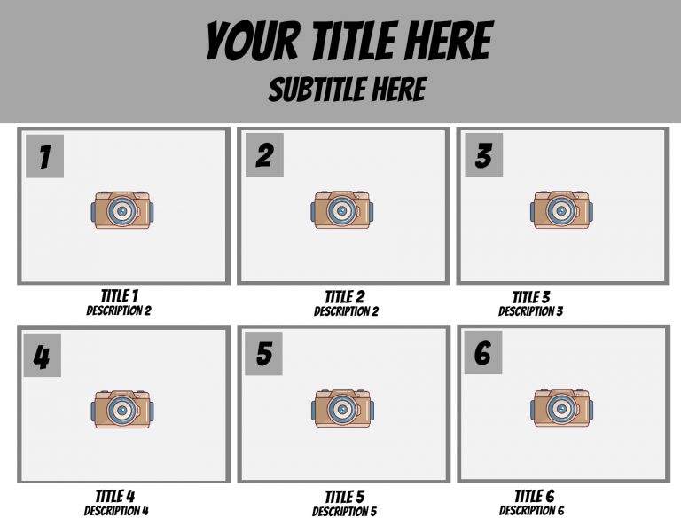 Free Online Storyboard Creator | Edit Storyboard Templates